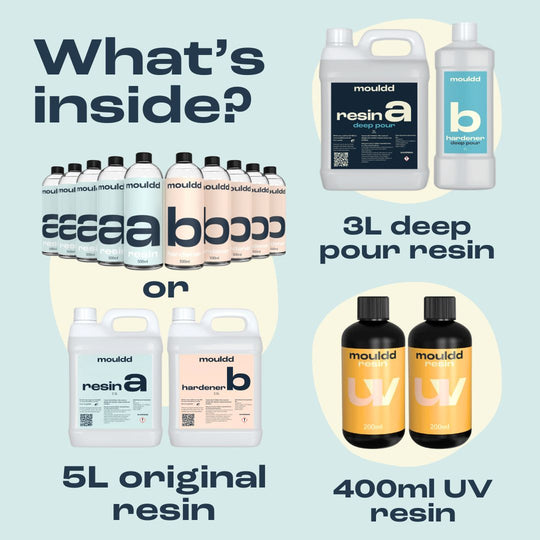 Mouldd | Resin Made Easy | Epoxy Resin Starter Kits